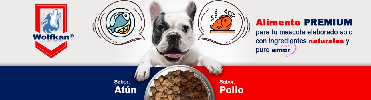 alimento-perro-sabores-wolfkan - Alimento Wolfkan